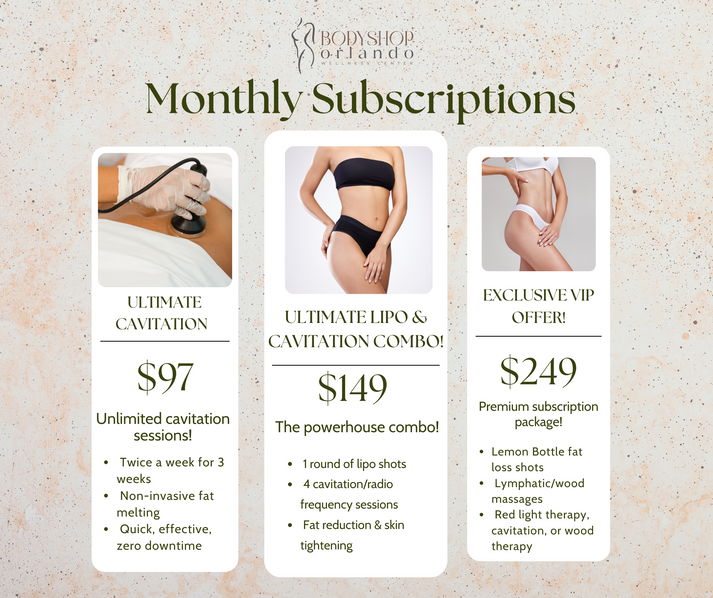 Body Shop Orlando Monthly Subscriptions